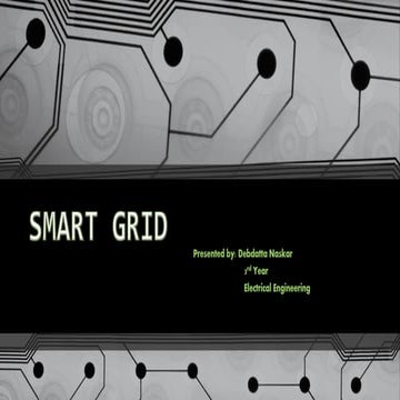 Smart grid | PPT | Gas and Electric | Home Utilities