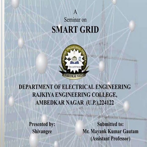 Smart grid ppt | PPTX