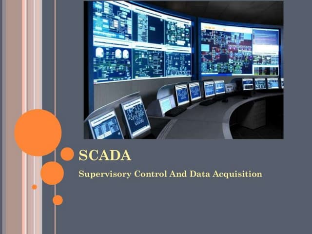 Scada Pptx Computer Software And Applications Computing