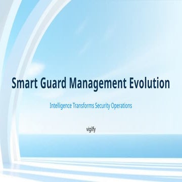 Smart security Guard Management Evolution.pptx