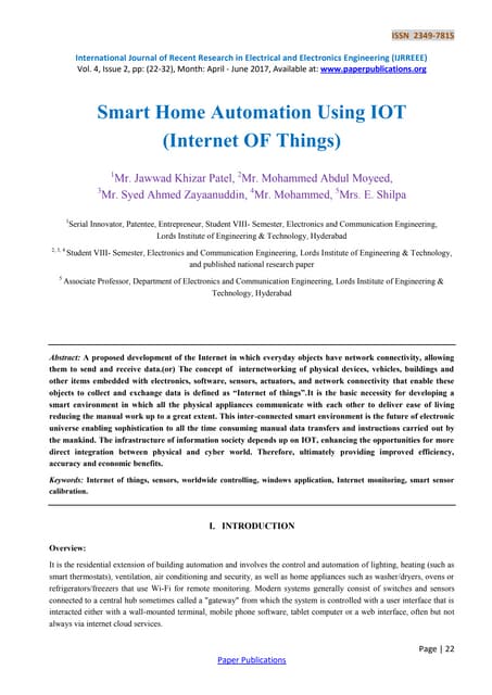 Lab Monitoring And Device Control Using Atmega 328 Based Wireless Network Sensor Pdf