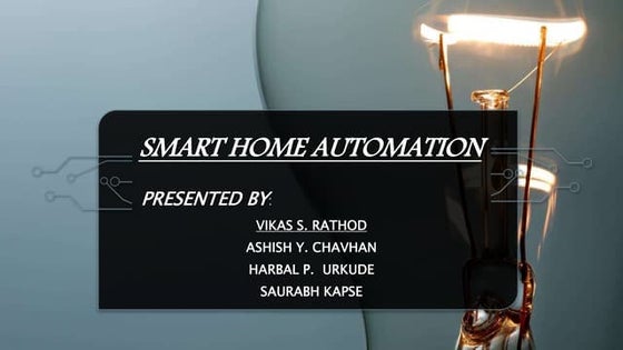 Bluetooth Based Home Automation Using Arduino Uno Ppt