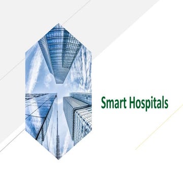 Smart hospitals | PPTX