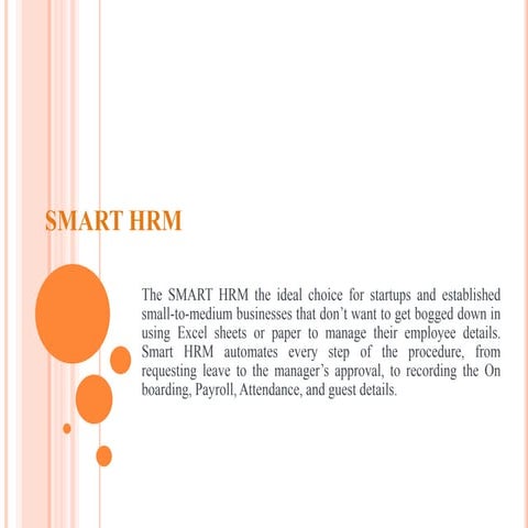 Smart hrm | PPTX