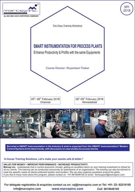 Smart Plant Instrumentation Training: Introduction to Modern Technology ...