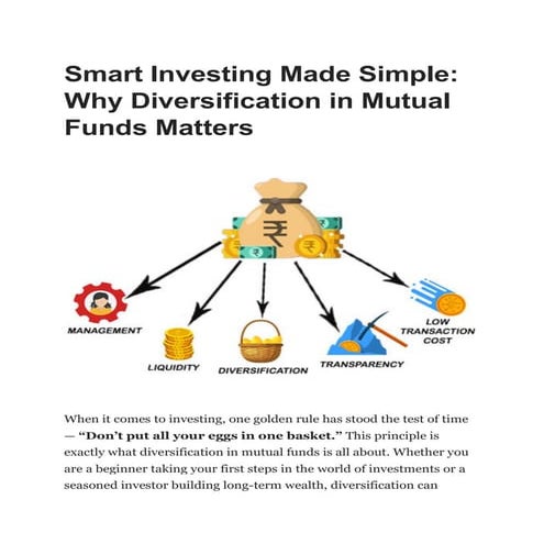 Smart Investing Made Simple: Why Diversification in Mutual Funds ...