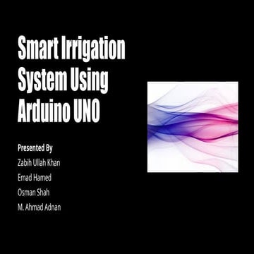 Smart Irrigation System Using Arduino UNO.pptx