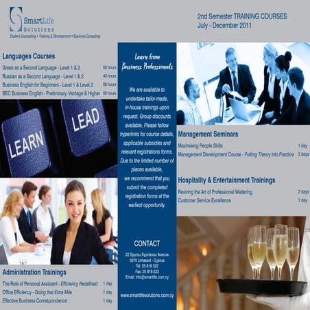 Smart Life Solutions Trainings | PDF