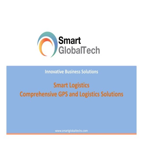 Smart logistics and gps system | PDF | Logistics | Business