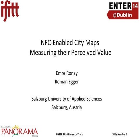 NFC-Enabled City Maps Measuring their Perceived Value | PPT
