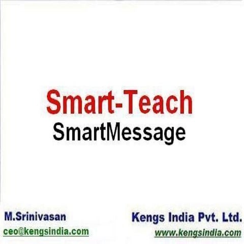 Smart message for messaging teachers, staff, students' guardians etc. | PPT
