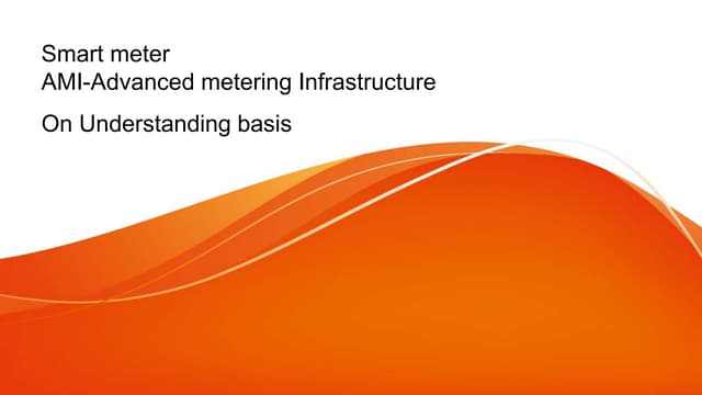 Advanced Metering Infrastructure Analytics A Case Study | PDF