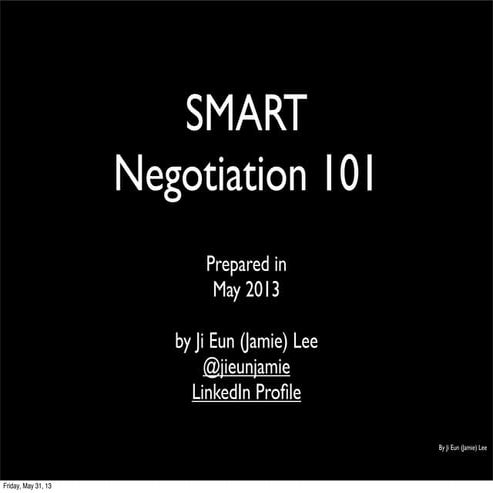 Smart Negotiation 101 | PDF