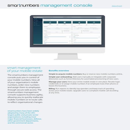 BT smartnumbers face to face recording | PDF