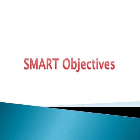 Smart objectives | PPT