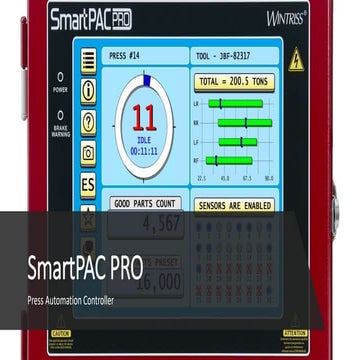 Introduction to the Wintriss SmartPAC PRO Press Automation Controller ...