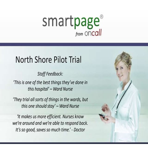 smartpage: North Shore Pilot Trial | PPT