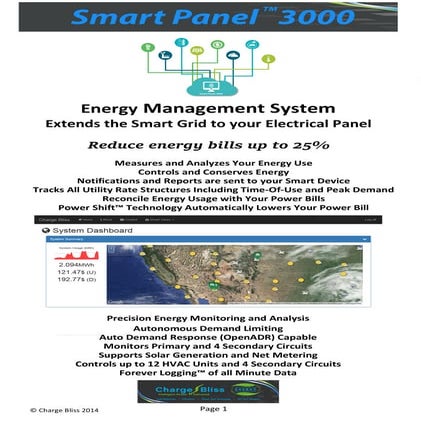 Charge Bliss Smart Panel 3000 | PDF