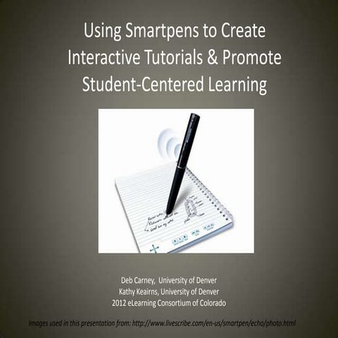 Digital Pen Presentation | PPT