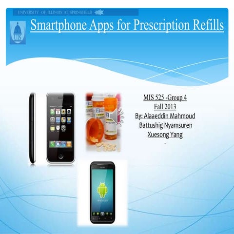 Smartphone Apps for Prescription Refills | PPTX