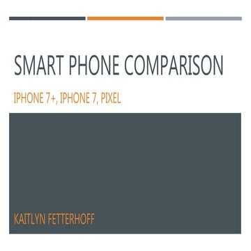 Smart phone comparison powerpoint | PPTX