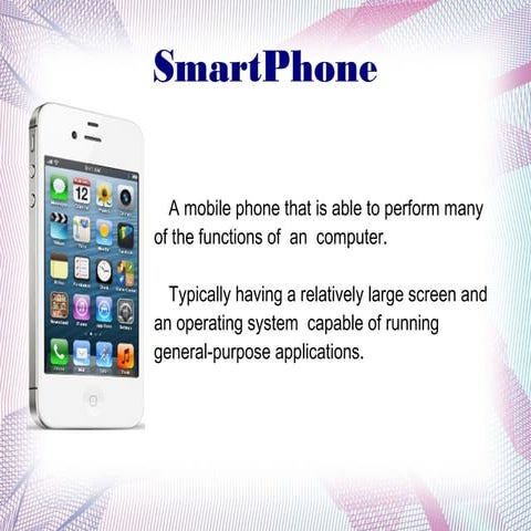 Applications of SmartPhones | ODP