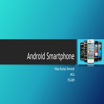 Smartphone and their market | PPTX