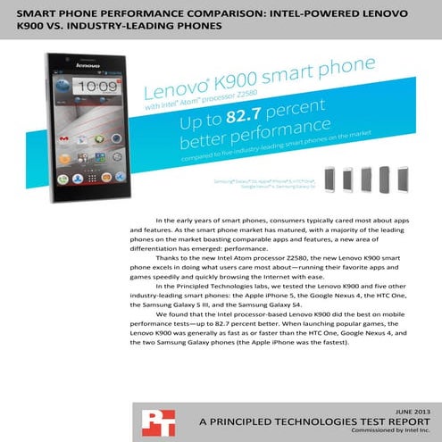 Smart phone performance comparison: Intel-powered Lenovo K900 vs ...