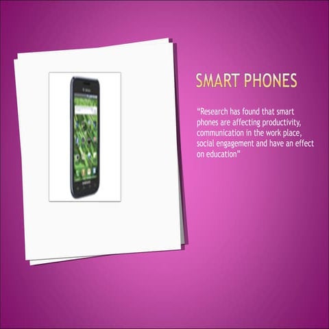 Smart phones | PPT