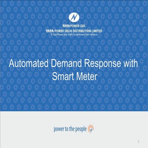 Smart power technology @ tata power delhi distribution | PPT