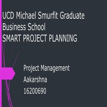 Smart project management | PPT