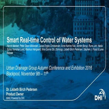 Smart Real-time Control of Water Systems | PDF