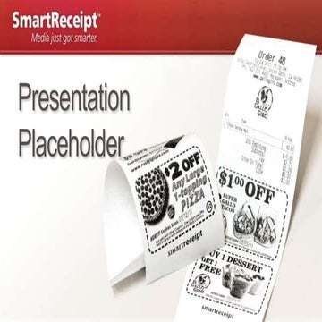 Smart receipt temppresentation | PPTX