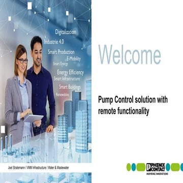 Smart Remote Pump Control Phoenix Contact | PPT