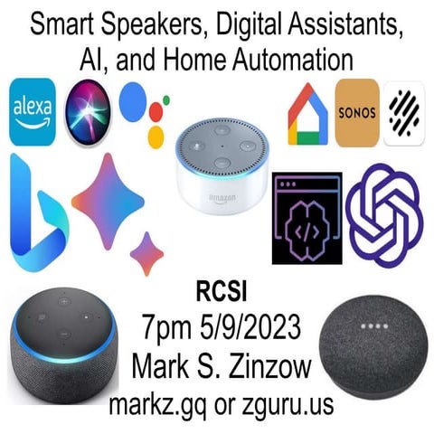 Smart Speakers, Digital Assistants, AI, and Home Automation | PPTX ...