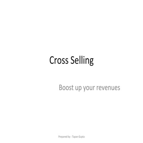 Effective Cross Selling | PPT