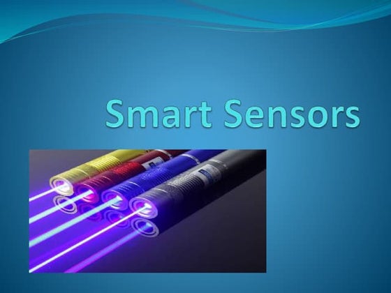 Smart sensors | PPTX | Internet of Things | Internet