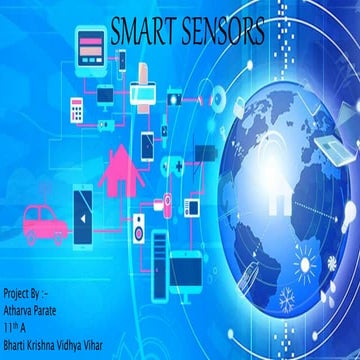 Smart Sensors PPT presented by Atharva Parate.ppt