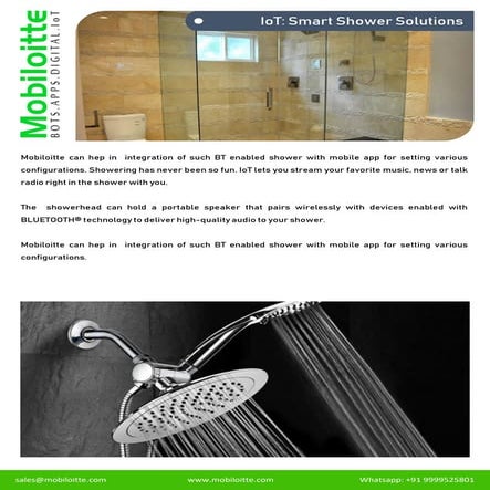 Smart shower solutions | PDF