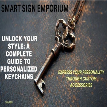 Unlock Your Style: A Complete Guide to Personalized Keychains | PDF