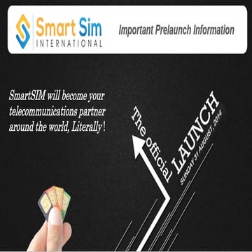 SmartSIM Presentatie | PPTX