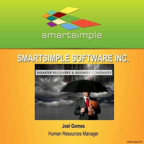 Smart simple inc_bcp_aug_2014 | PPTX | Business | Business and Finance