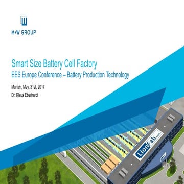 Smart size battery cell factory | PDF