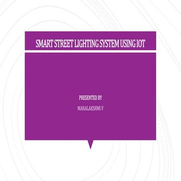 SMART STREET LIGHTING SYSTEM USING IOT-1.pptx