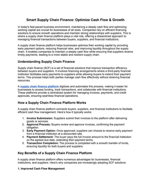 Trade Receivables Discounting System - M1 Exchange | PPTX