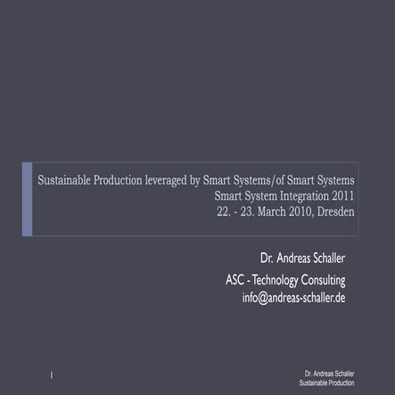 Sustainable Production | PPT