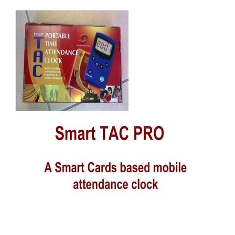 Smart­ Tac Pro+En Presenation | PPT