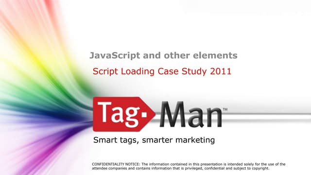 Smart tag loading Script loading case study 2011 | PPT Smart tag loading Script loading case study 2011 | PPT