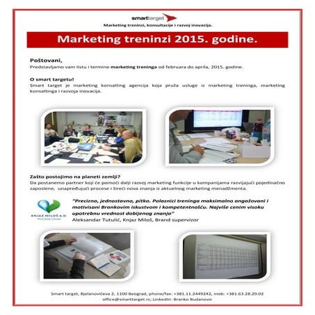 Smart target - Brošura marketing za inženjere | PDF