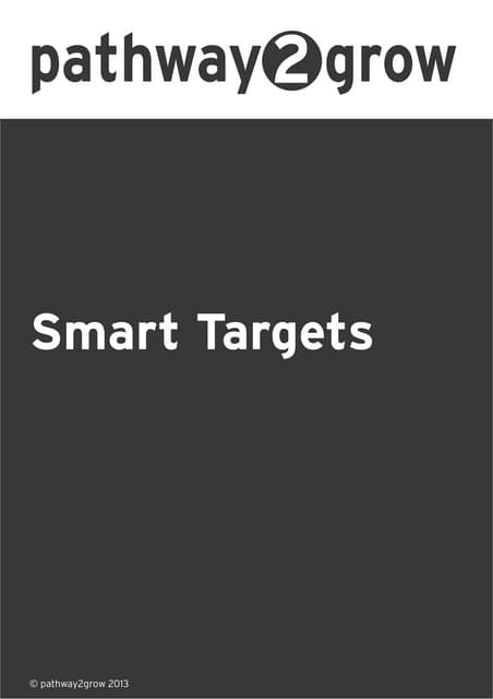 Smart Goals 1 | PDF